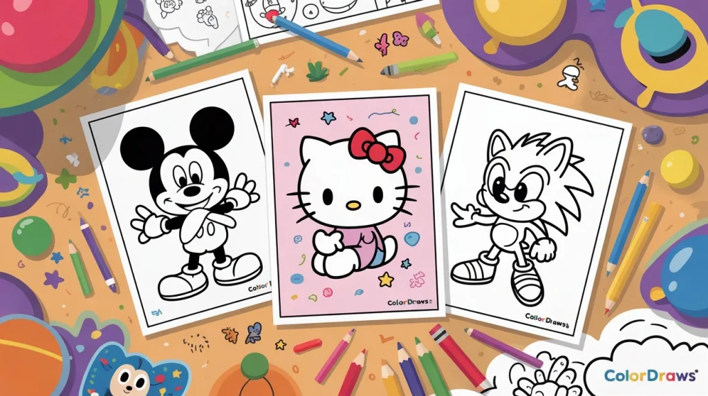 Color Draws | Free PDF Printables & Coloring Pages