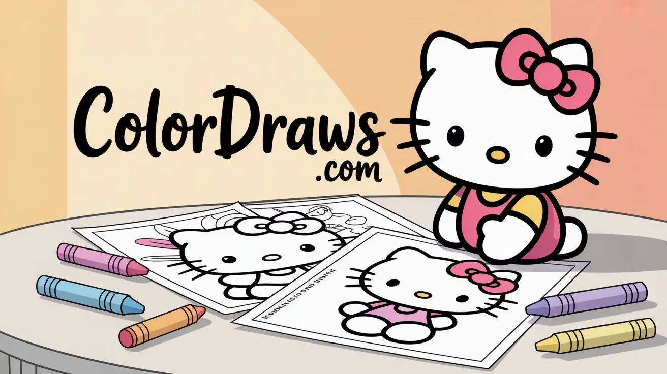 55+ Hello Kitty Coloring Pages - Colordraws.com