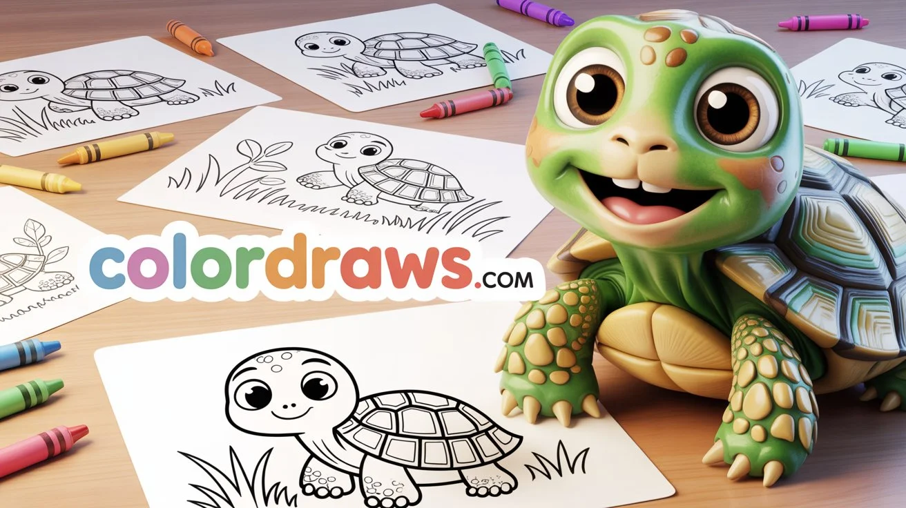 35+ Tortoise Coloring Pages Free Printable (PDF)