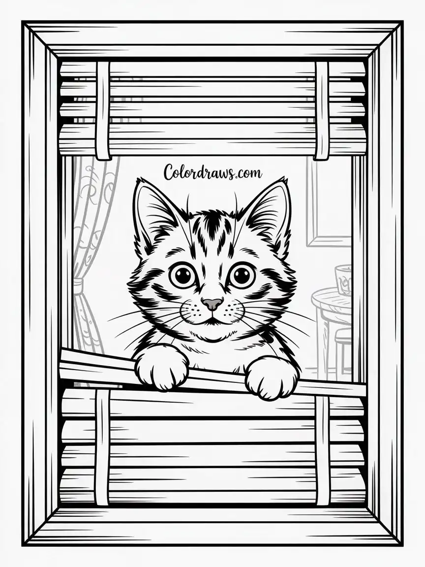 60+ Cat Coloring Pages (Free PDF Printable)
