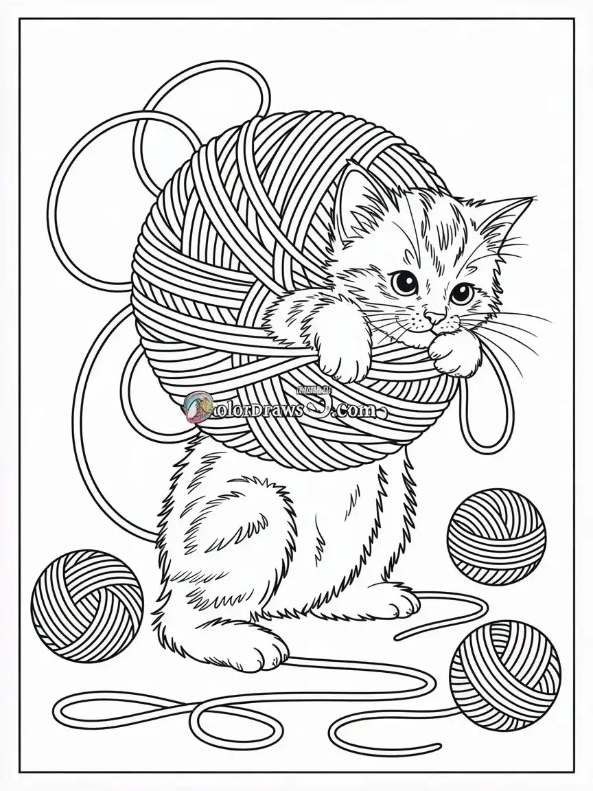 60+ Cat Coloring Pages (Free PDF Printable)