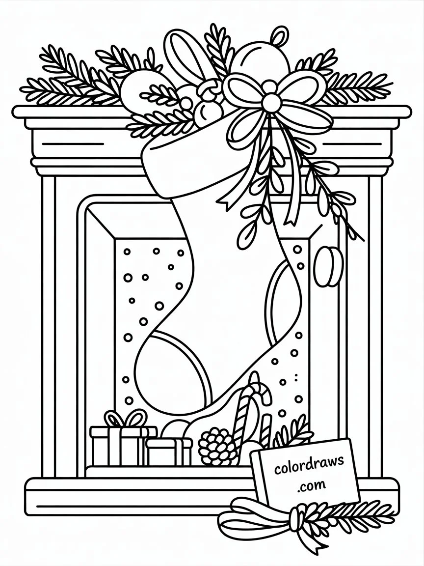 20+ Christmas Coloring Pages (Free Printable PDF)