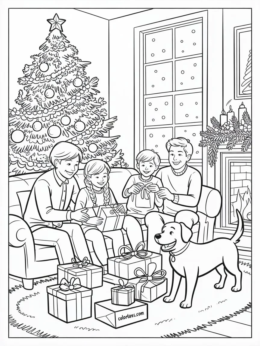 20+ Christmas Coloring Pages (Free Printable PDF)