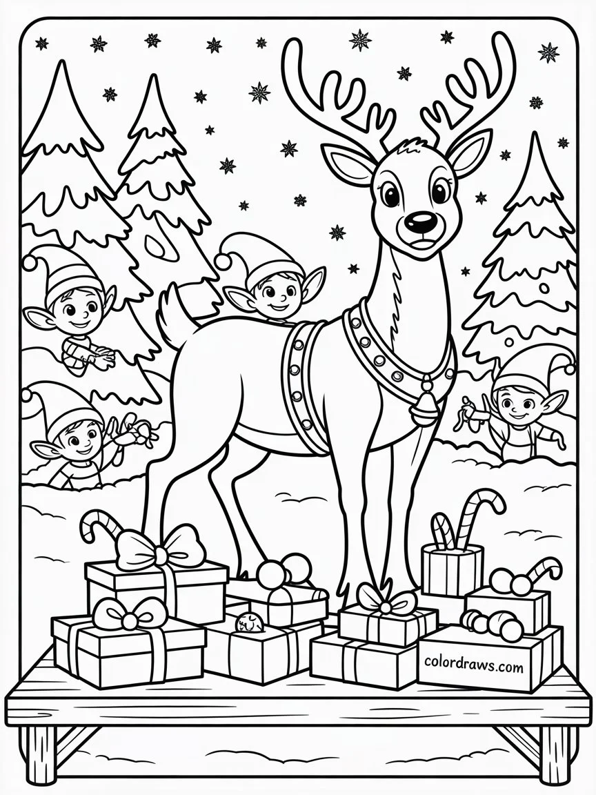 20+ Christmas Coloring Pages (Free Printable PDF)