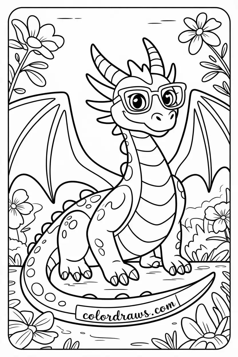 65+ Dragon Coloring Pages Free Printable(PDF)