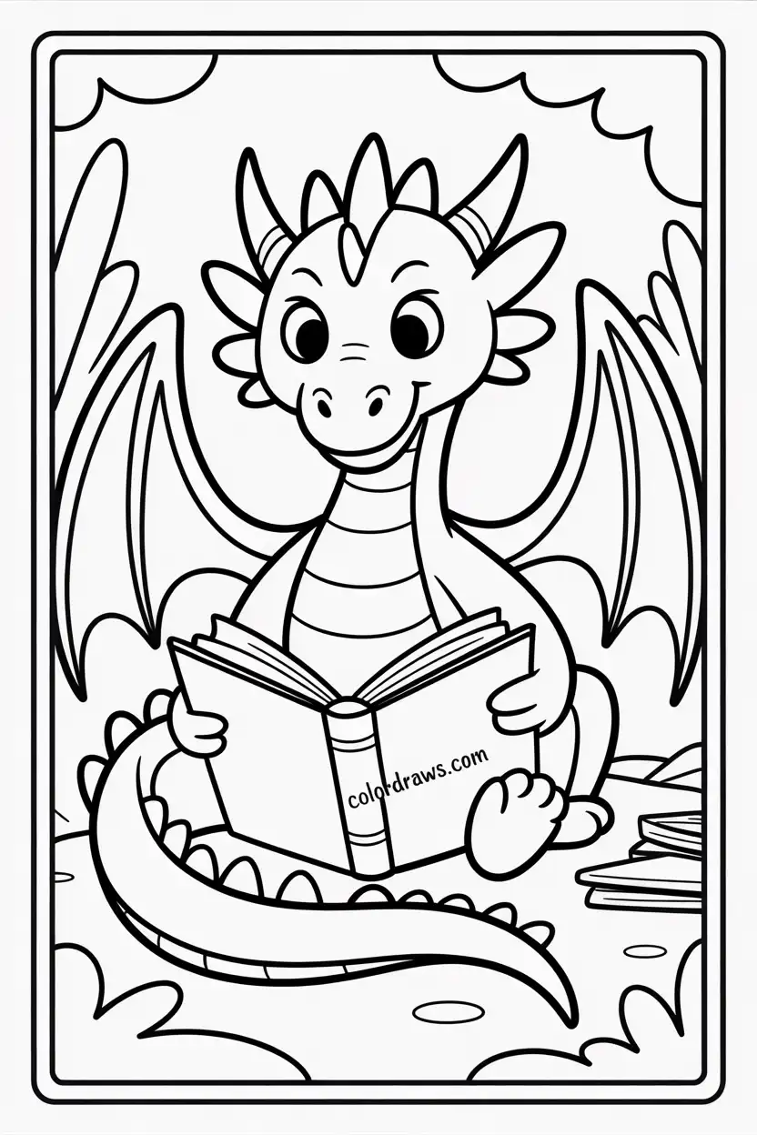 65+ Dragon Coloring Pages Free Printable(PDF)