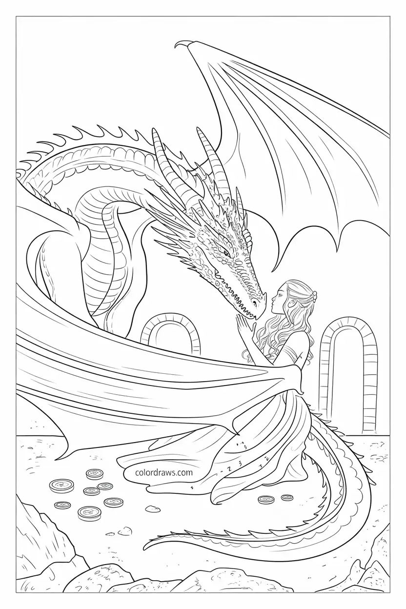 65+ Dragon Coloring Pages Free Printable(PDF)