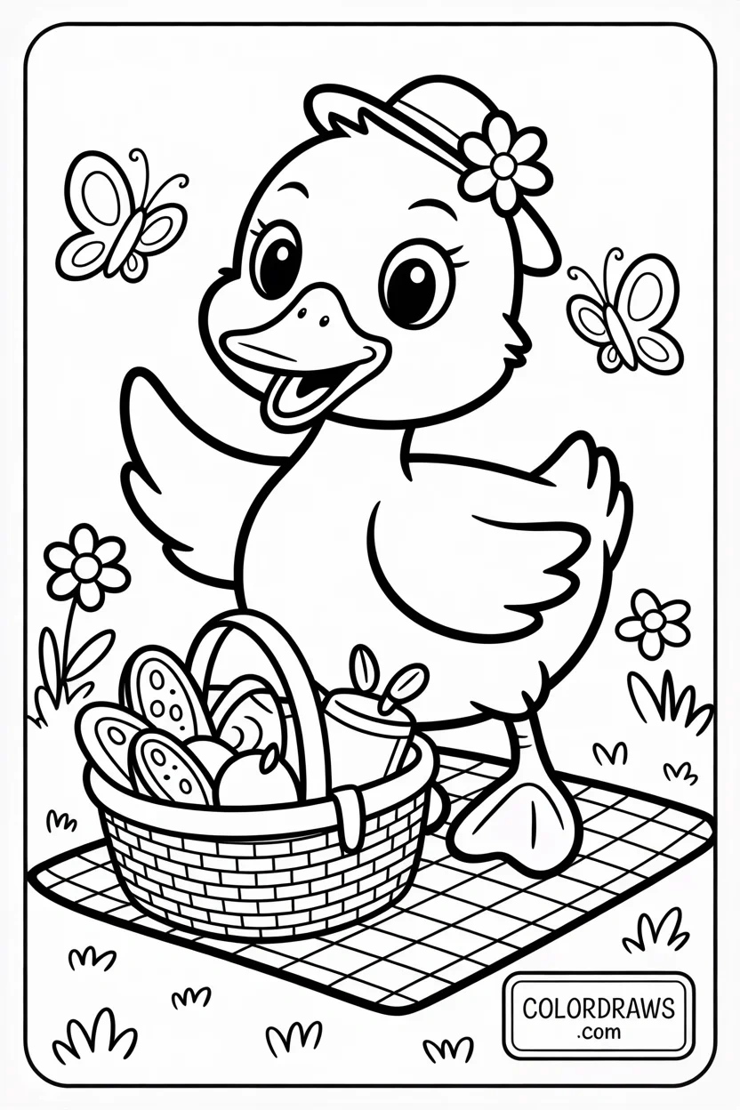 45+ Duck Coloring Pages (Free PDF Printables)