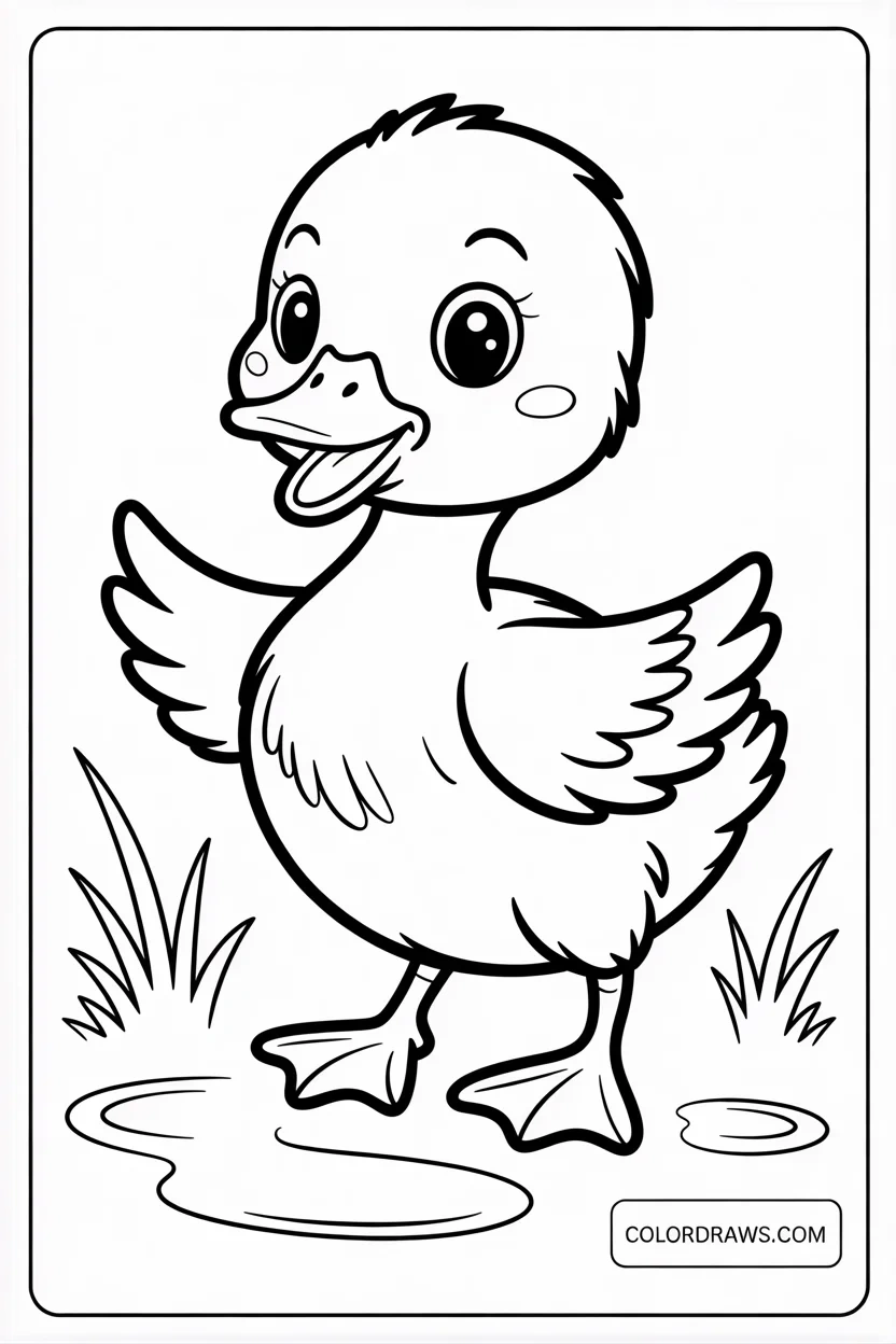 45+ Duck Coloring Pages (Free PDF Printables)
