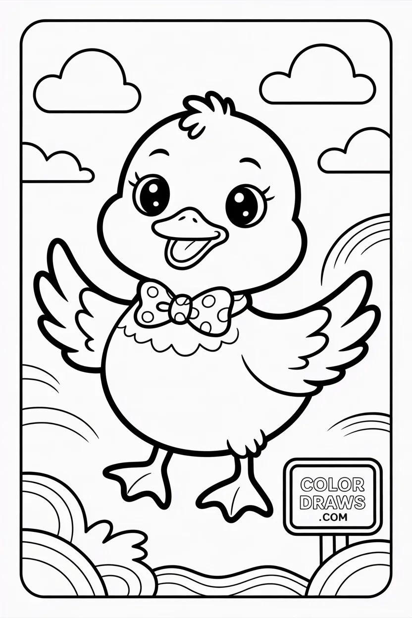 45+ Duck Coloring Pages (Free PDF Printables)