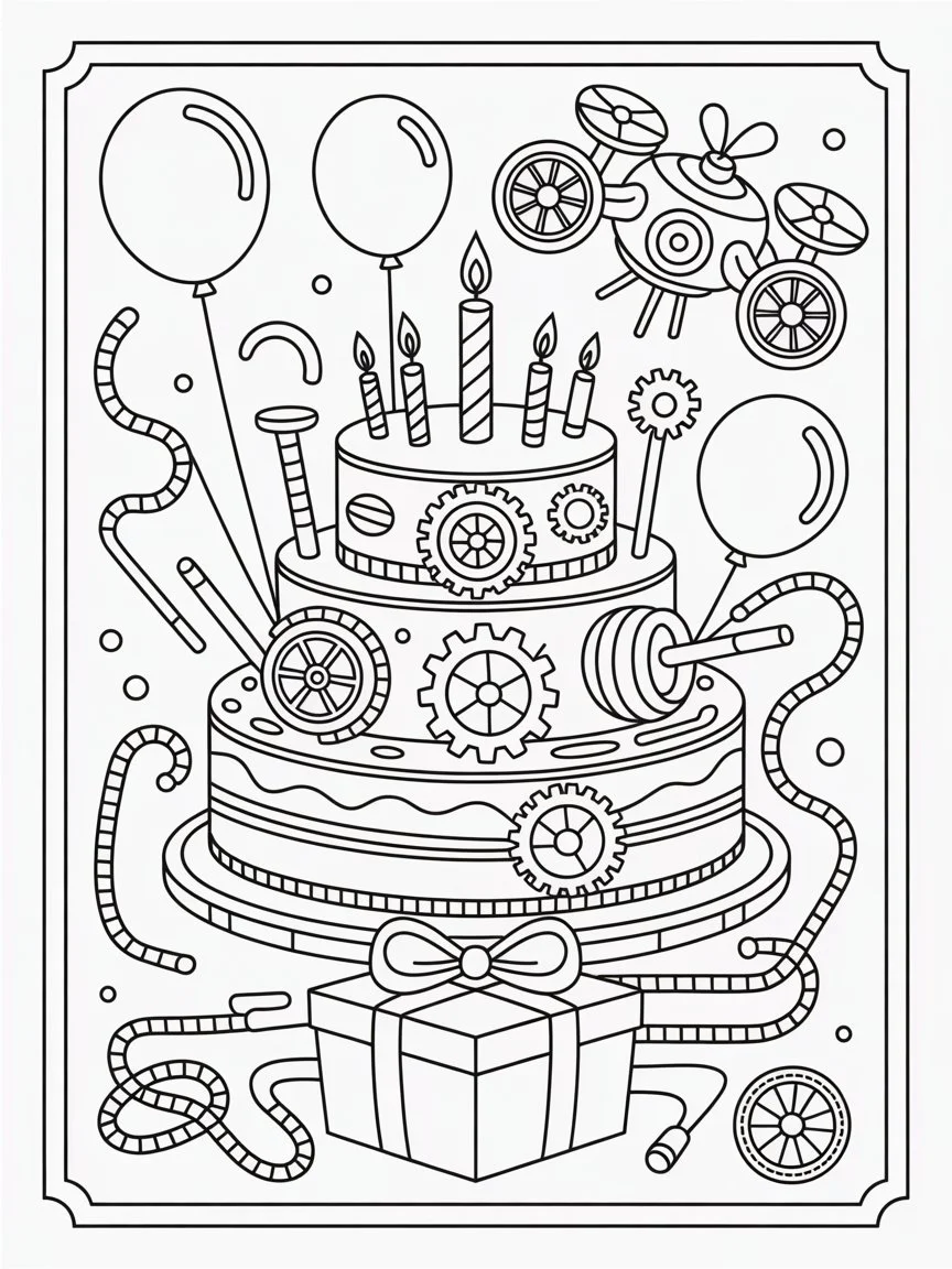 Happy Birthday Coloring Pages (90+ Free Printable PDF)