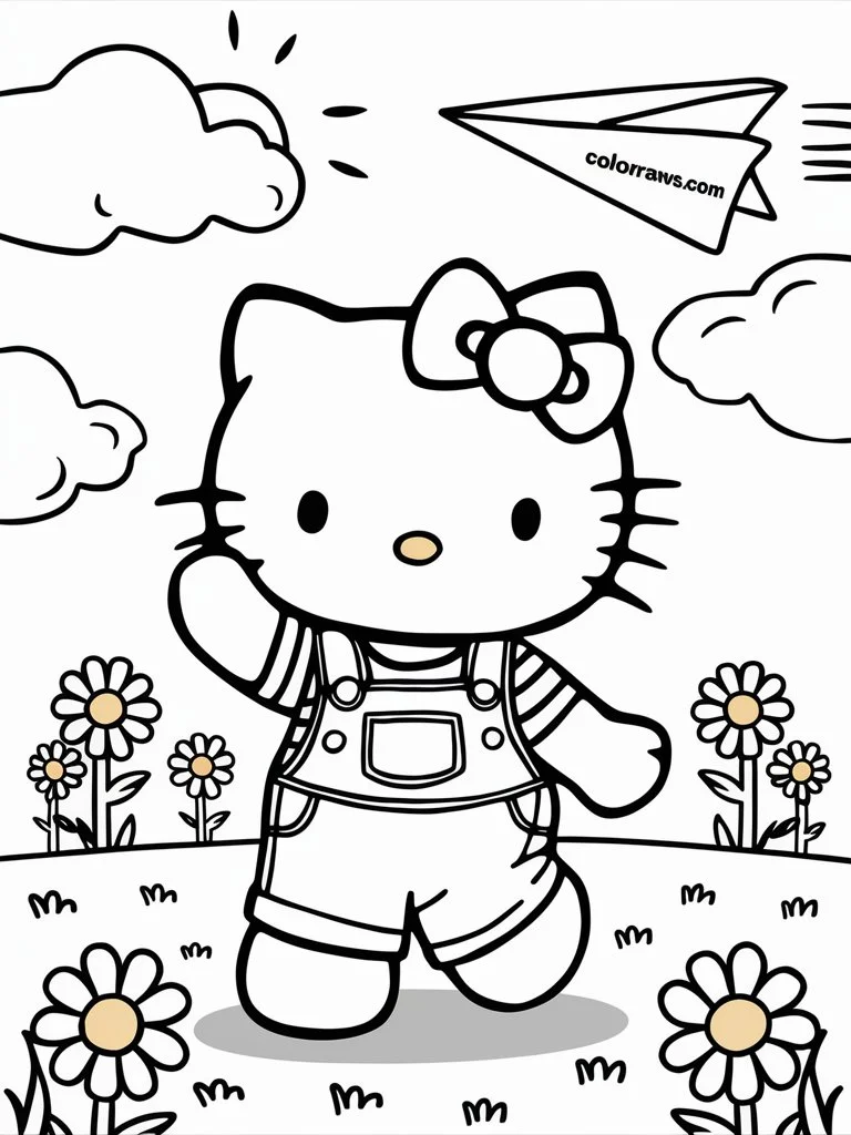 55+ Hello Kitty Coloring Pages - Colordraws.com