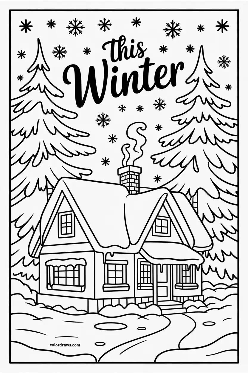 25+ Free Printable January Coloring Pages(PDF)
