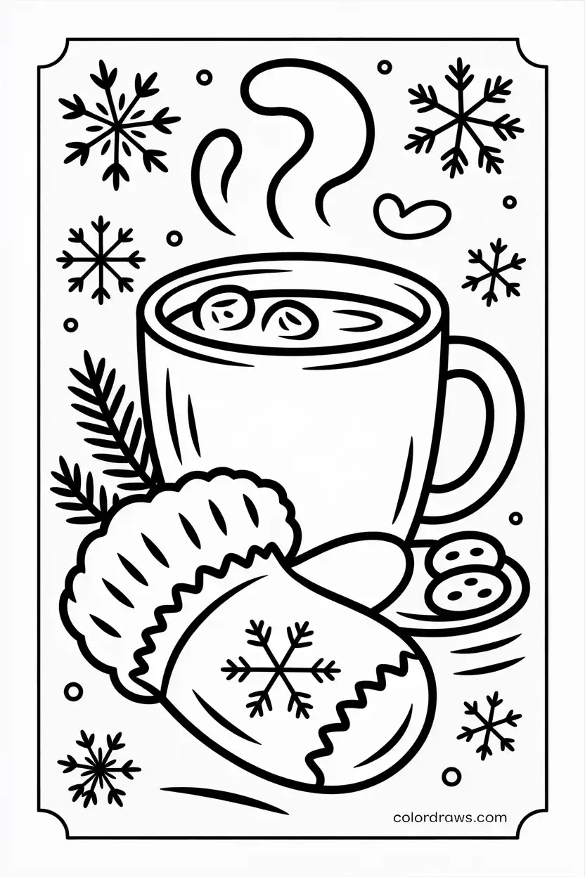 25+ Free Printable January Coloring Pages(PDF)