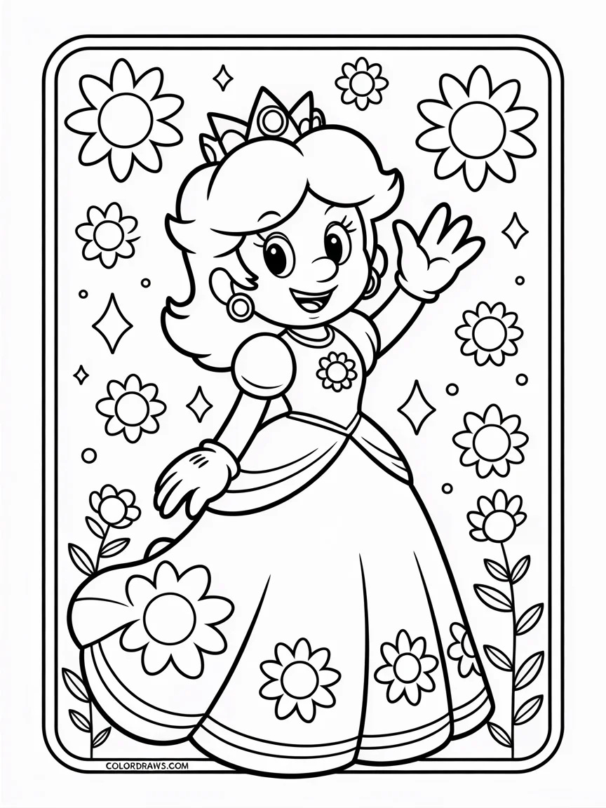 90+ Mario Coloring Pages (Free PDF Pintables)