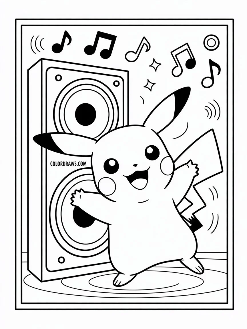 Pikachu Coloring Pages (80+ Free PDF Printable for Kids)