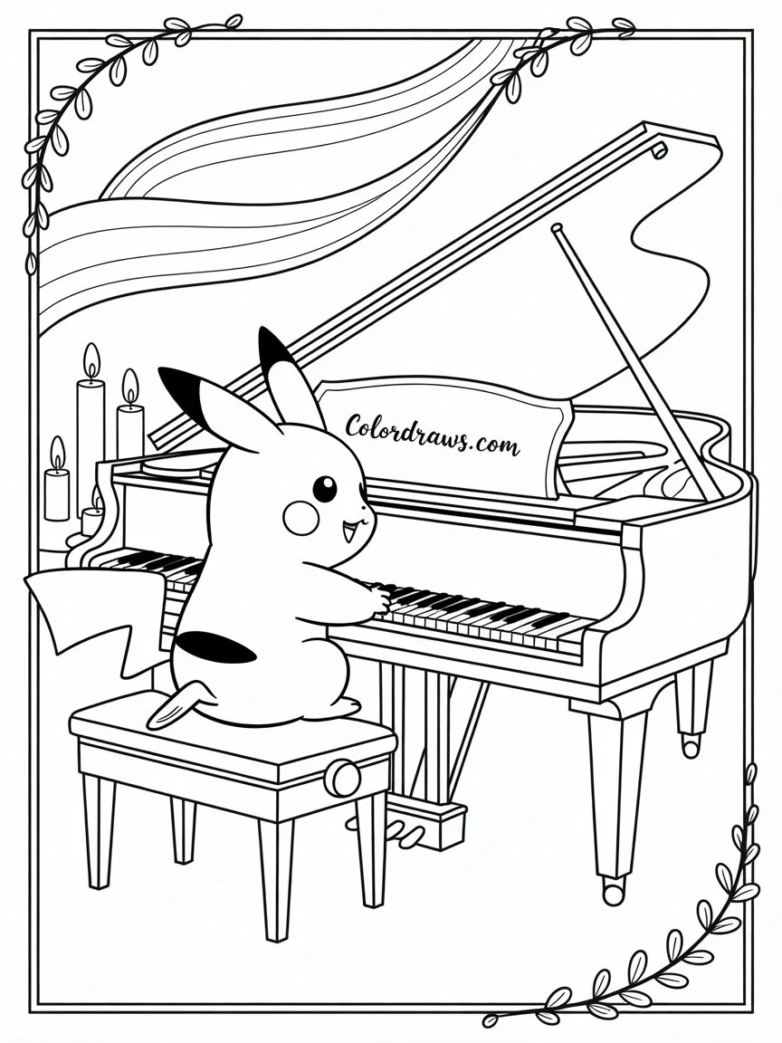 Pikachu Coloring Pages (80+ Free PDF Printable for Kids)