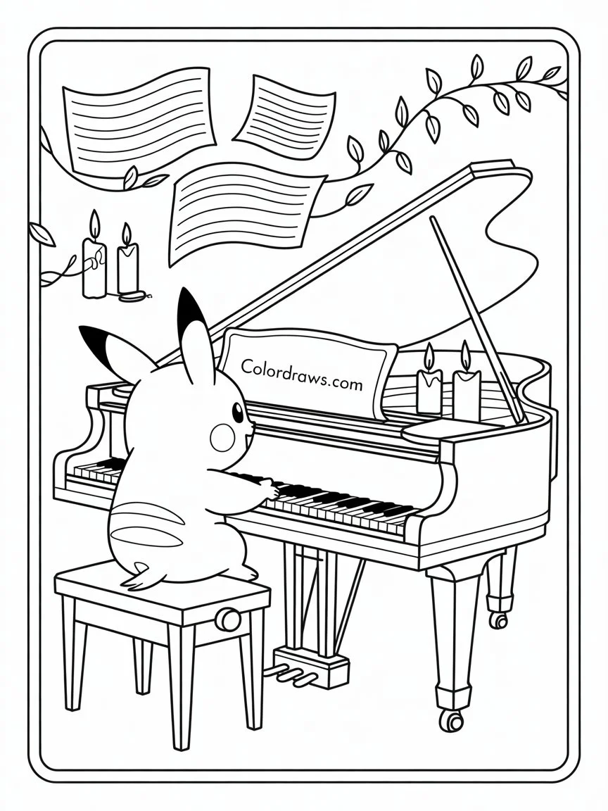 Pikachu Coloring Pages (80+ Free PDF Printable for Kids)
