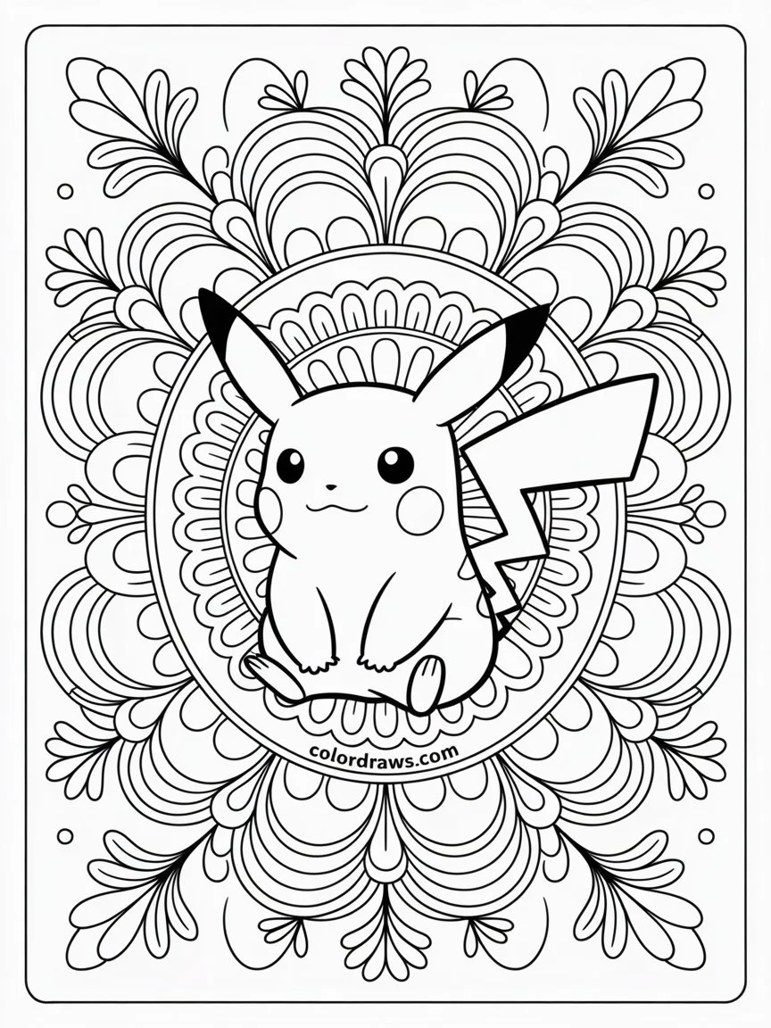 Pikachu Coloring Pages (80+ Free PDF Printable for Kids)