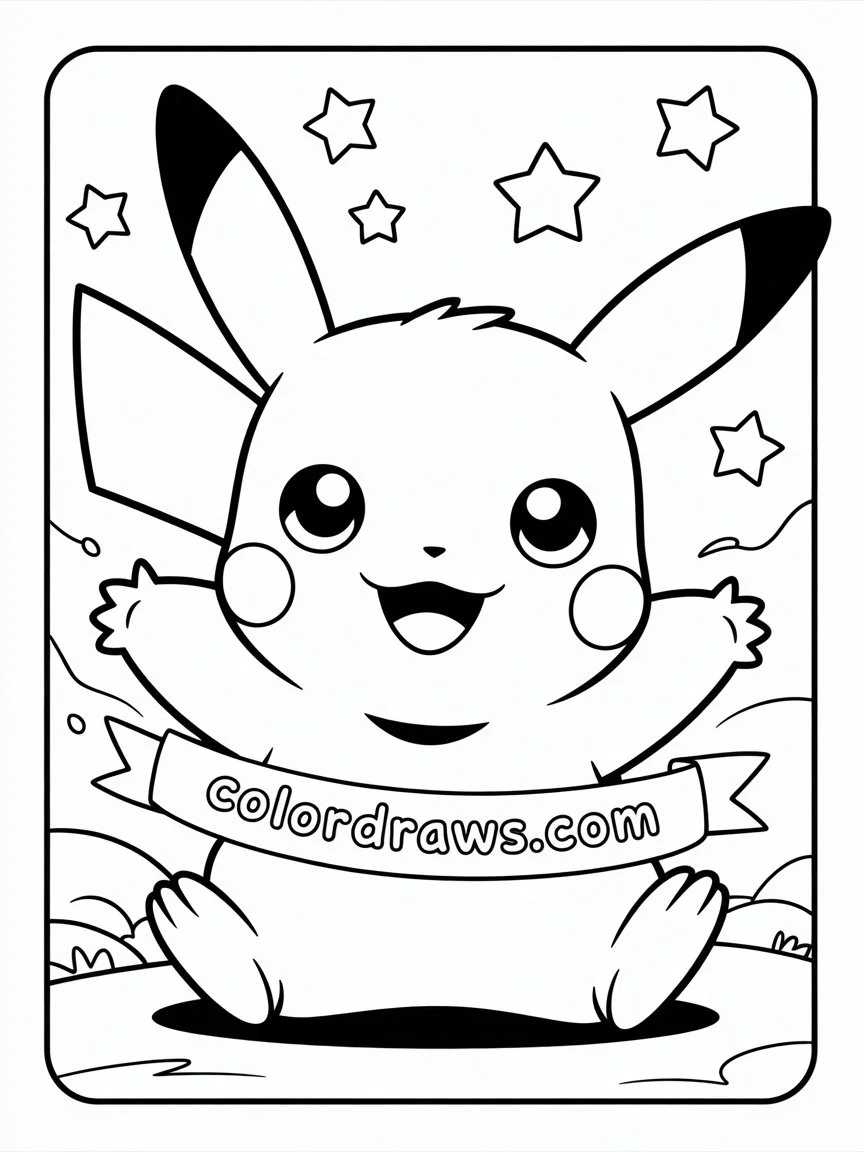 Pikachu Coloring Pages (80+ Free PDF Printable for Kids)