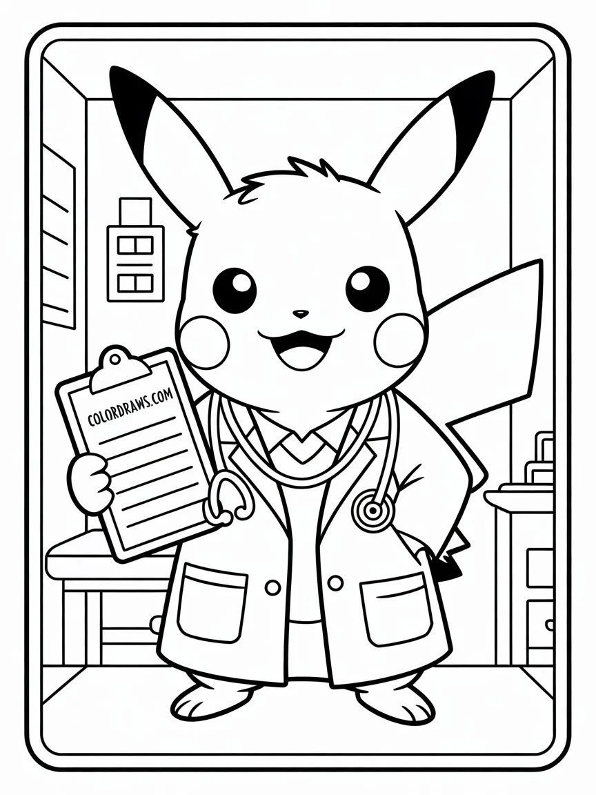 Pikachu Coloring Pages (80+ Free PDF Printable for Kids)