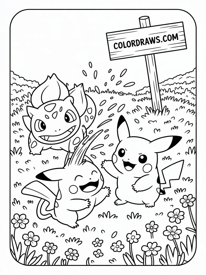 Pikachu Coloring Pages (80+ Free PDF Printable for Kids)