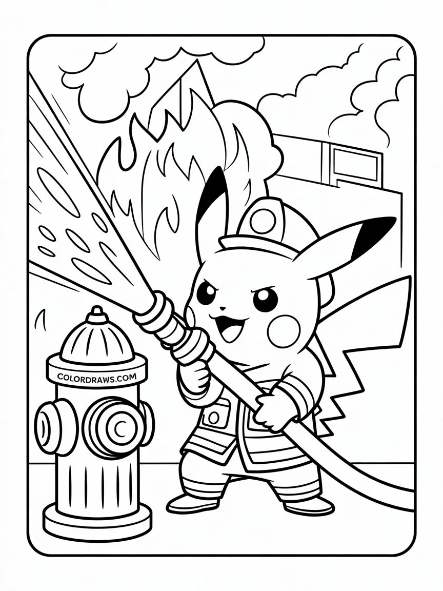 Pikachu Coloring Pages (80+ Free PDF Printable for Kids)
