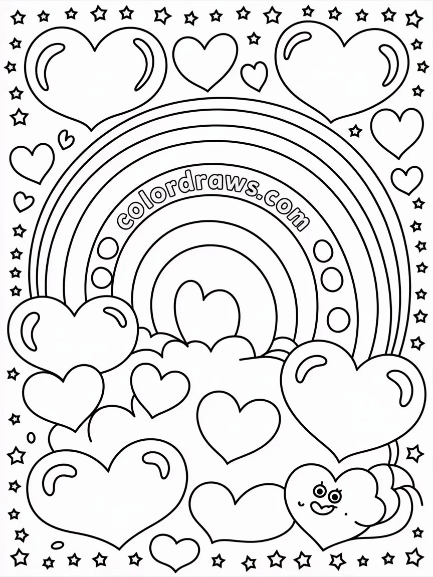 80+ Rainbow Coloring Pages (Free PDF Printables)