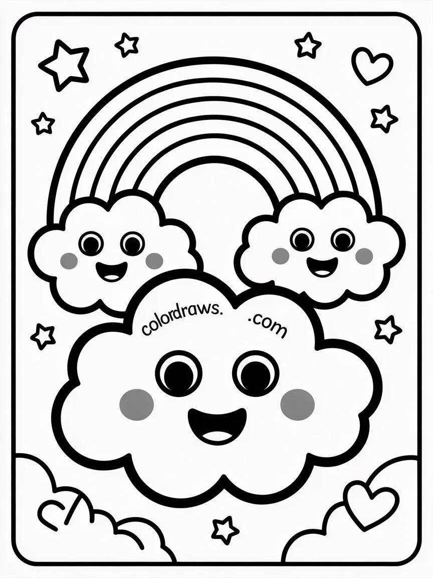 80+ Rainbow Coloring Pages (Free PDF Printables)