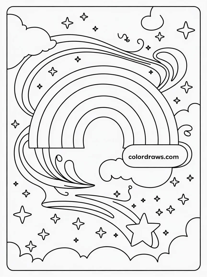 80+ Rainbow Coloring Pages (Free PDF Printables)