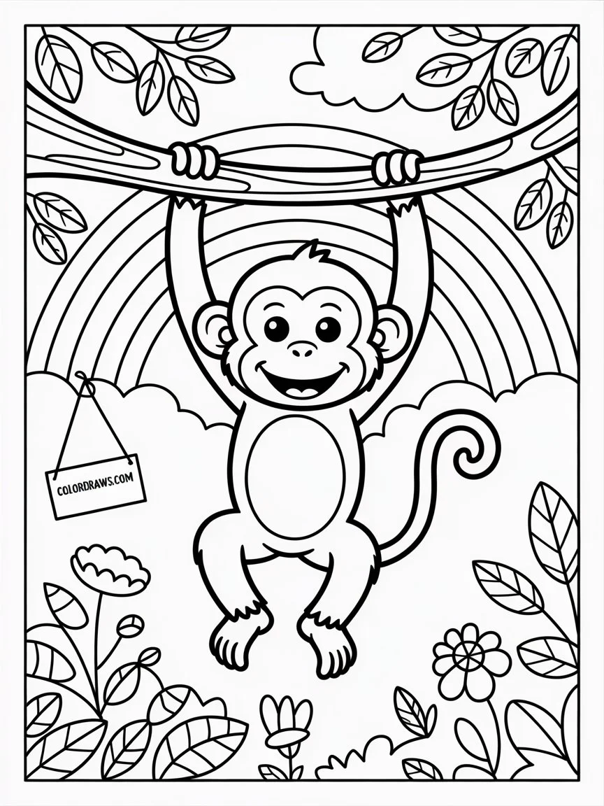 80+ Rainbow Coloring Pages (Free PDF Printables)