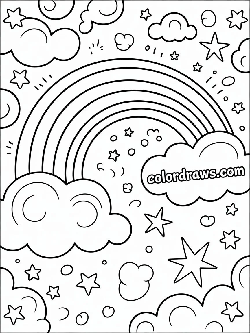 80+ Rainbow Coloring Pages (Free PDF Printables)