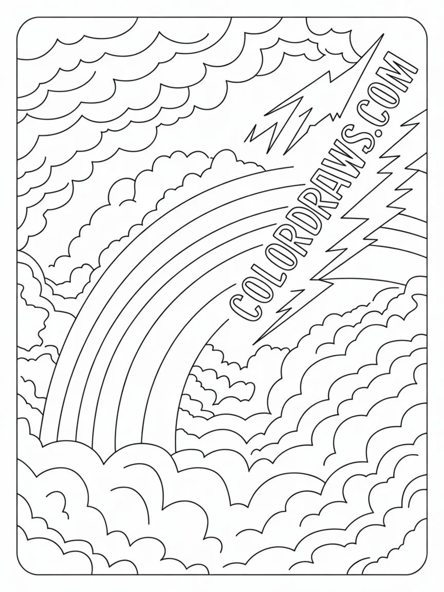 80+ Rainbow Coloring Pages (Free PDF Printables)