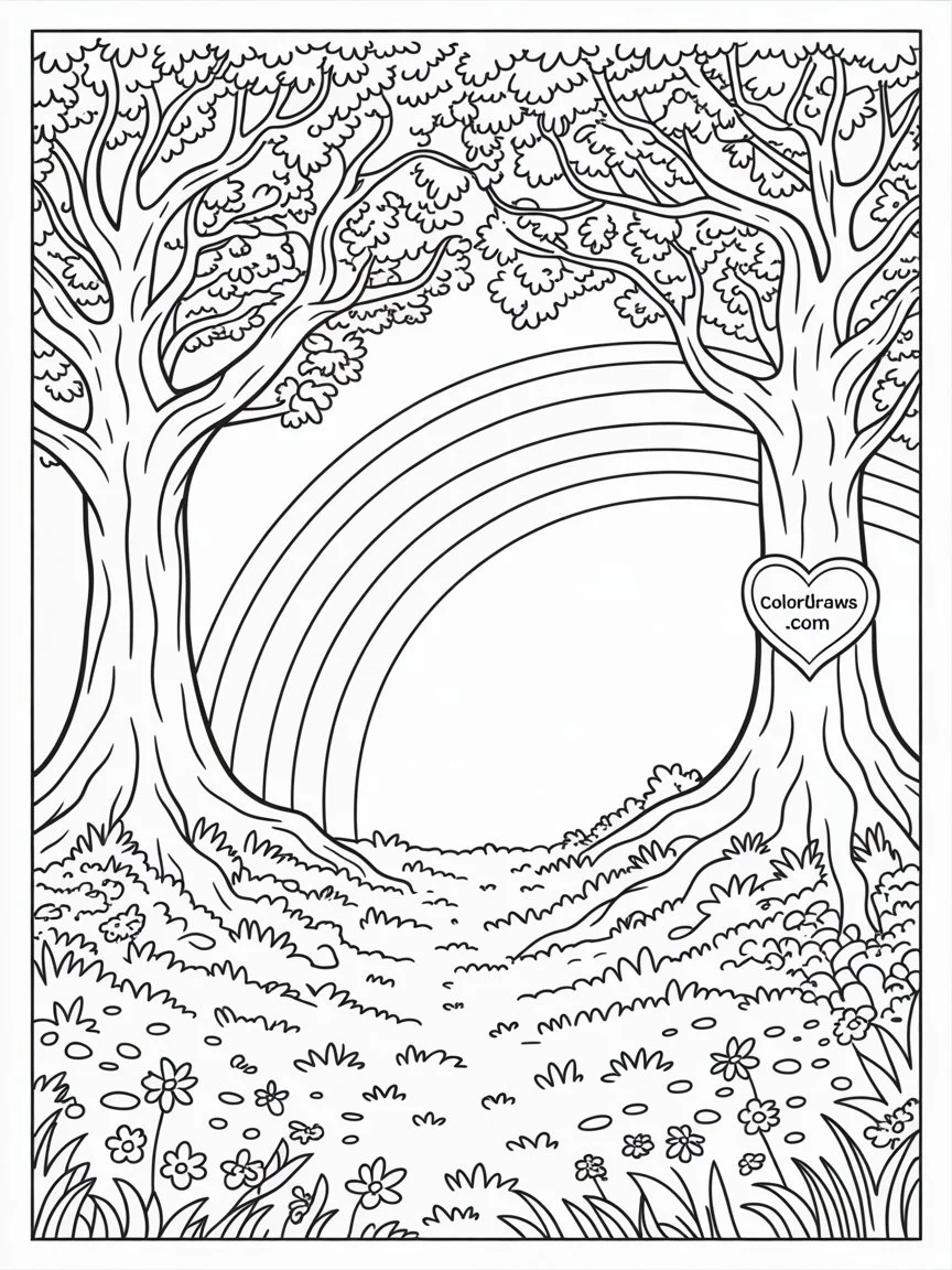 80+ Rainbow Coloring Pages (Free PDF Printables)
