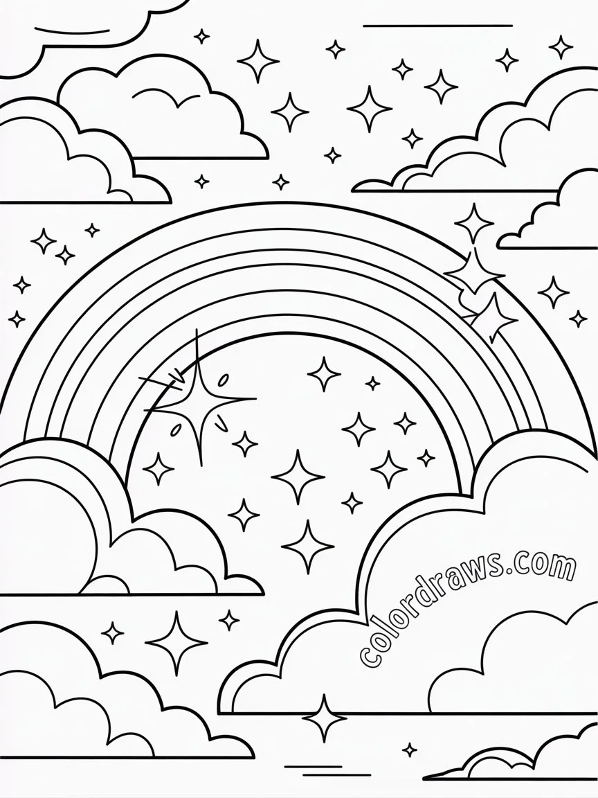 80+ Rainbow Coloring Pages (Free PDF Printables)