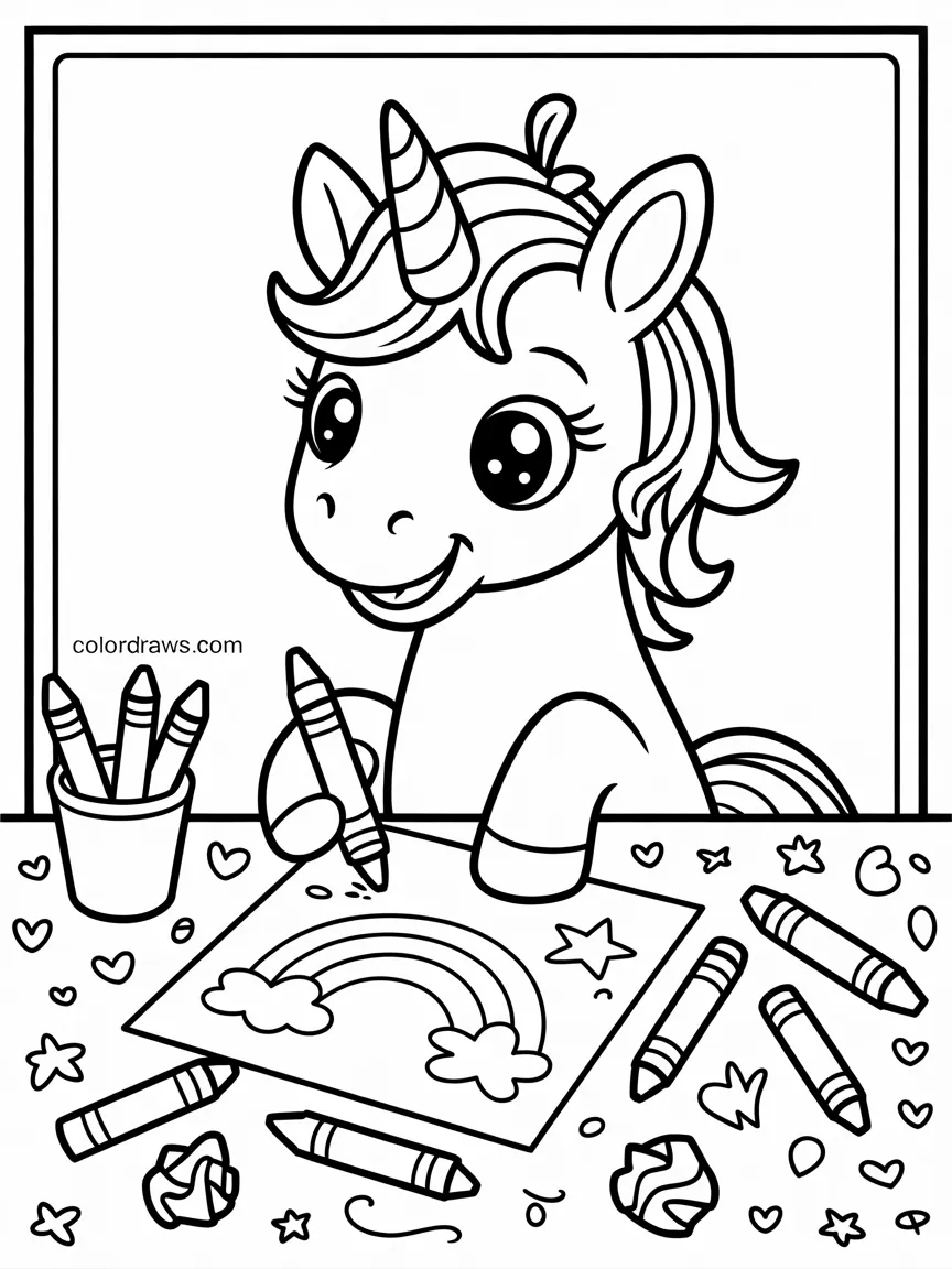 Unicorn Coloring Pages (92+ Free PDF Printable for kids)